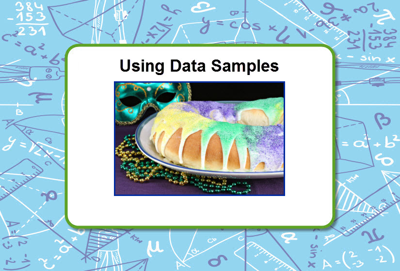 Using Data Samples